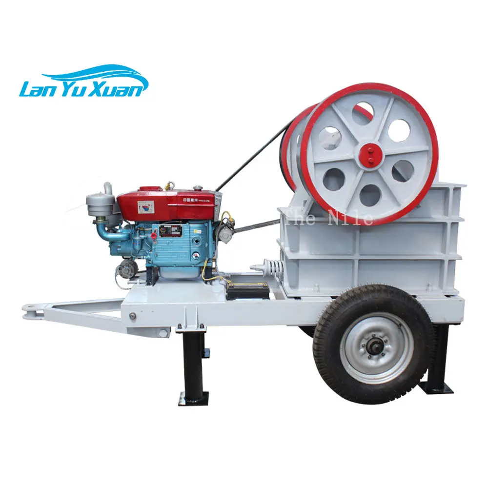 Portable Mobile Mini Stone Rock Crushing Machine Low Price Diesel Jaw ...