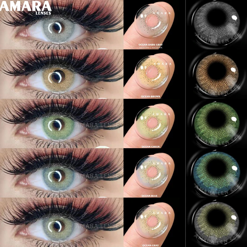 AMARA Natural Contact Lenses Color Contact Lens For Eyes Blue Brown ...