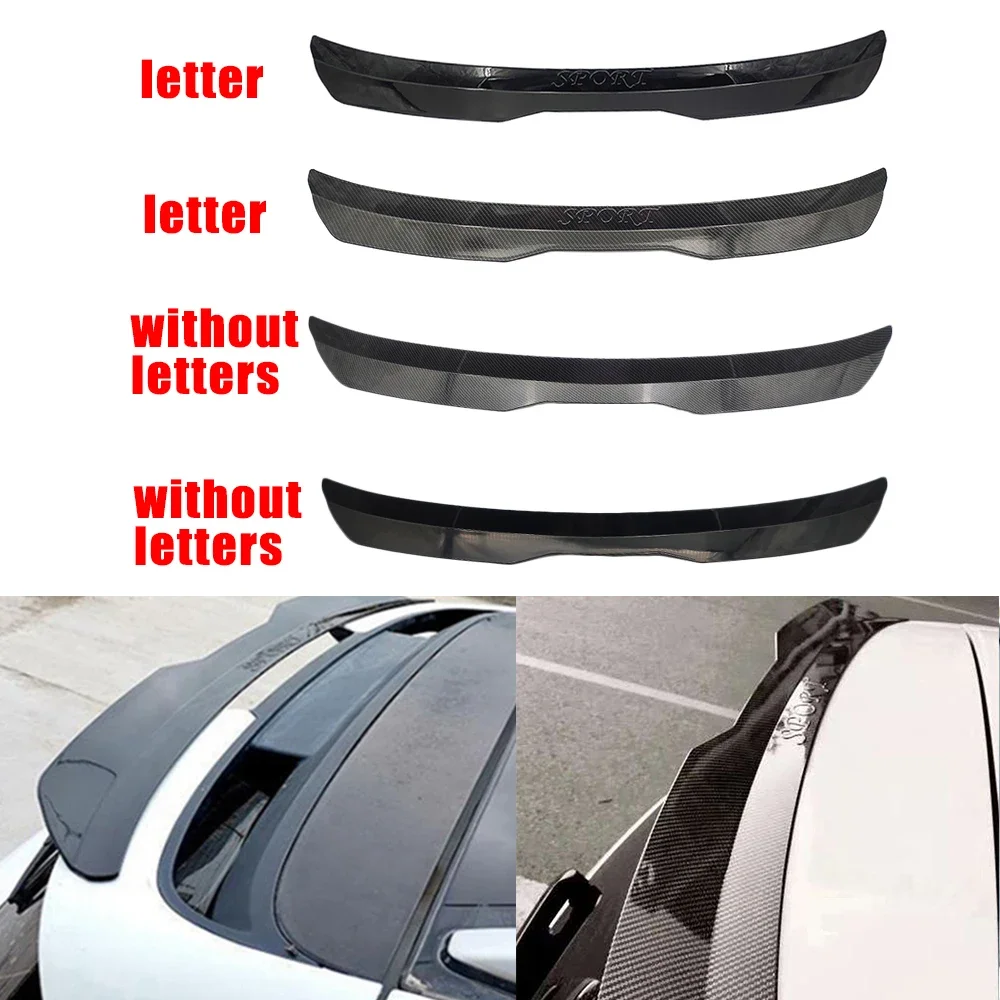 universal-hatchbacks-spoiler-rear-roof-lip-spoiler-wing-ABS-trim-strip ...