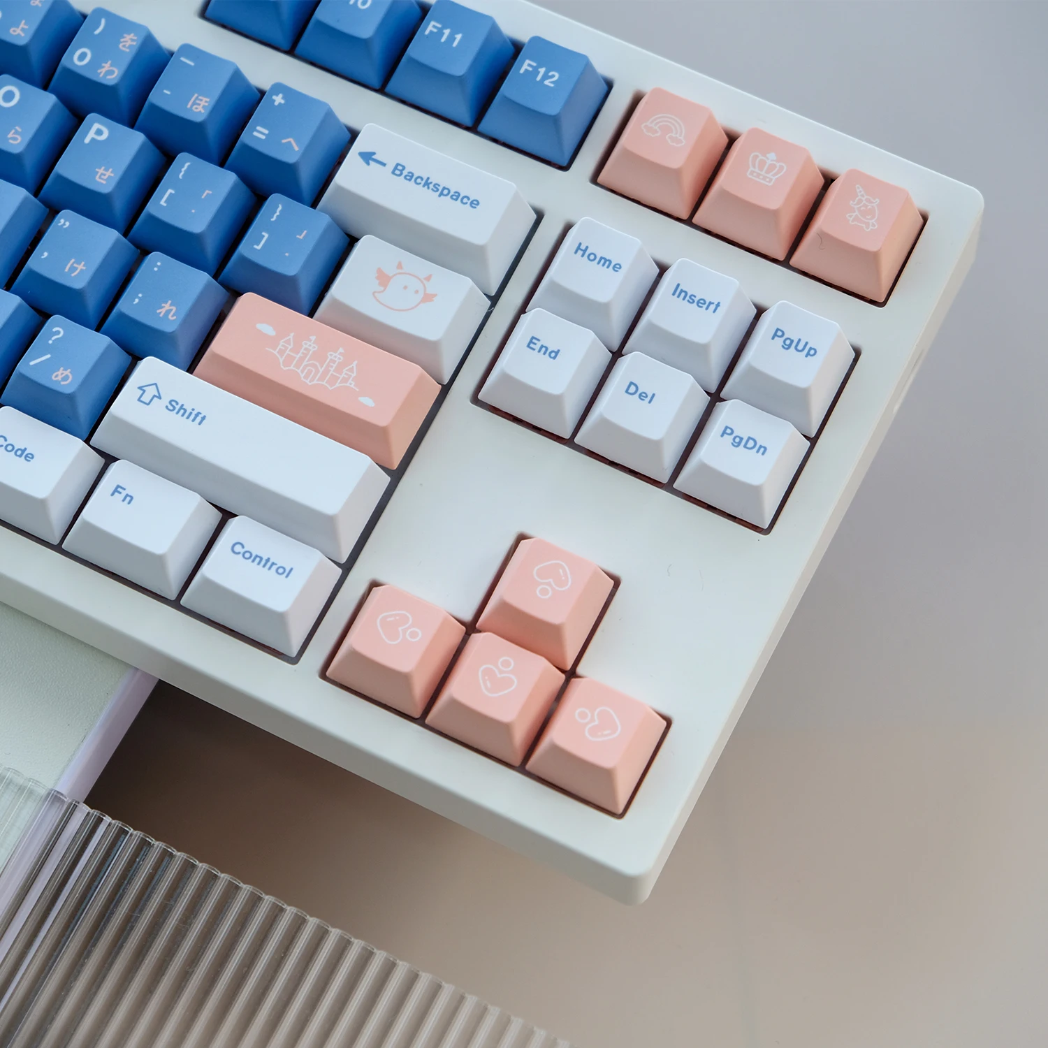 Blue Keycaps, Ocean Theme Keycaps Set, PBT Material Sublimation Keycaps ...