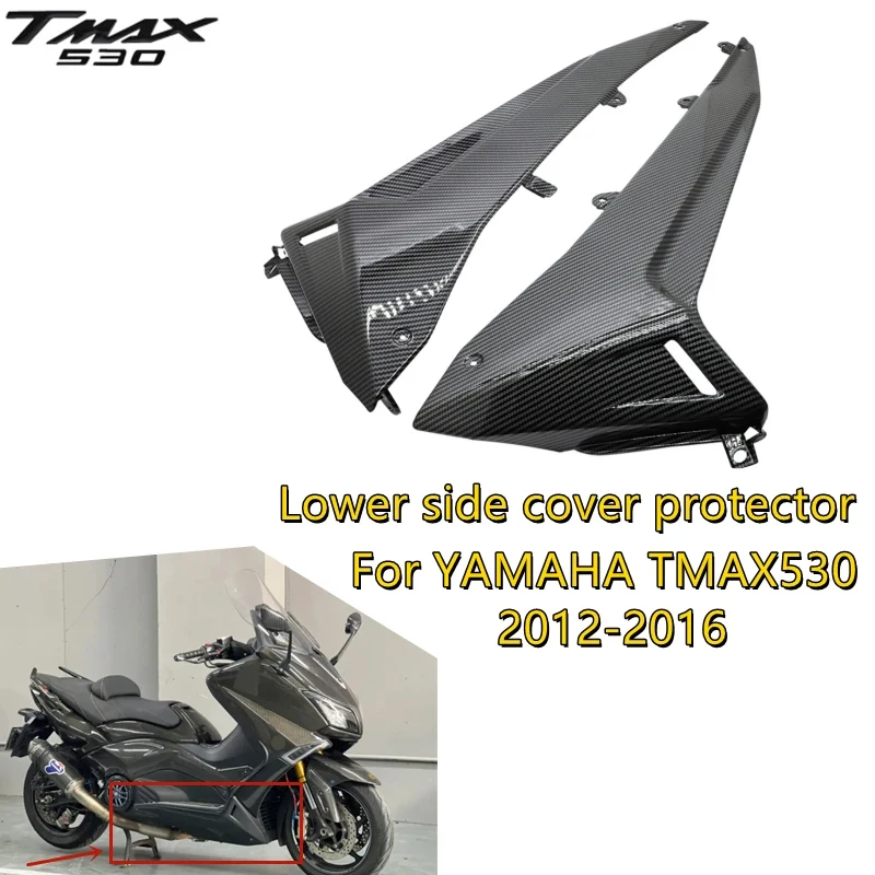 For-Yamaha-TMAX-530-TMAX530-2012-2016-Motorcycle-Lower-Side-Cover-Guard ...