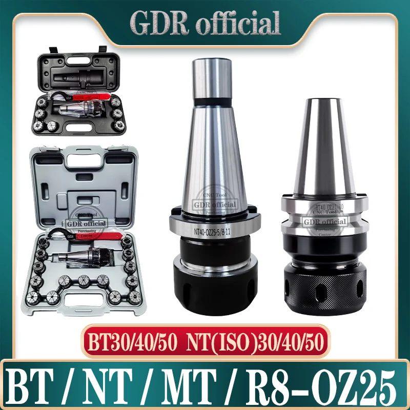 Portaherramientas serie ISO30 ISO40 NT30 NT40 NT50 BT30 BT40 R8 MTB2 MTB3 MTB4 MT2 MT3 MT4 MT5 ...