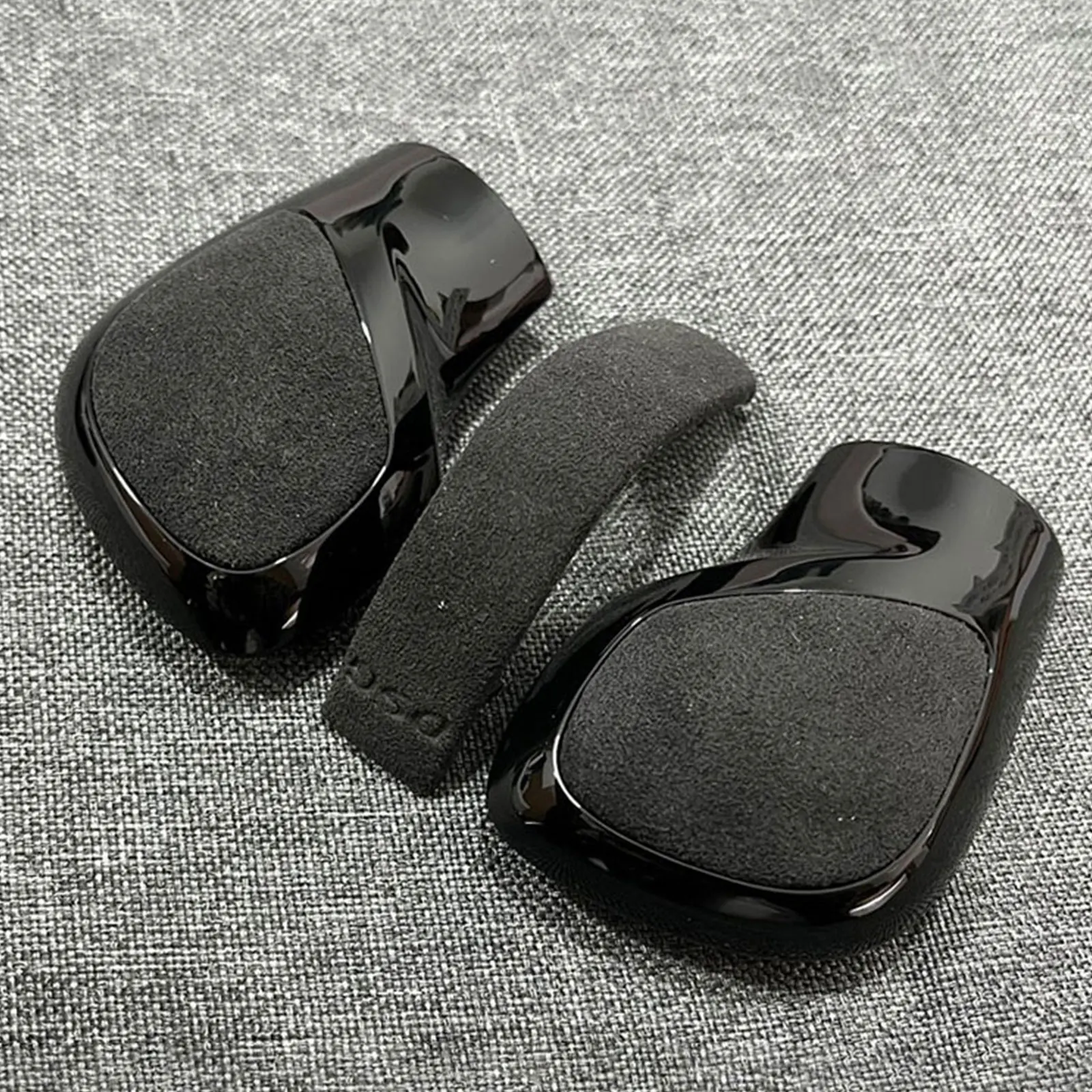 Black-Gear-Shift-Knob-Black-Chrome-Suede-DSG-For-VW-Golf-6-7-R-GTI ...