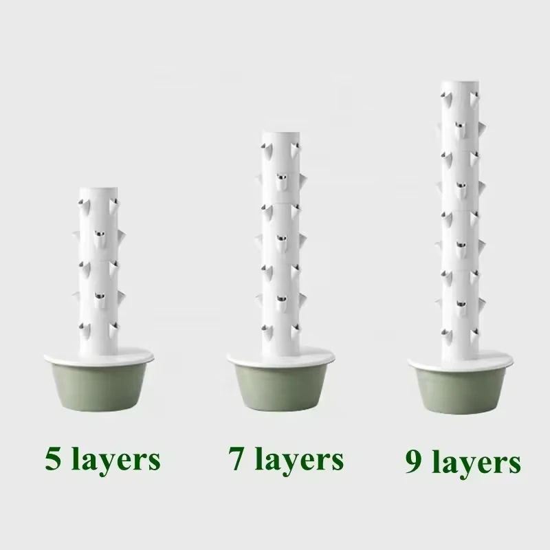 Vertical Hydroponic Tower for Home Rooftop Space Tree Soilless Balcony ...