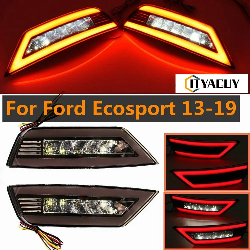 LED Rear Bumper Reflector Rear Reverse Signal Light for Ford Ecosport ...