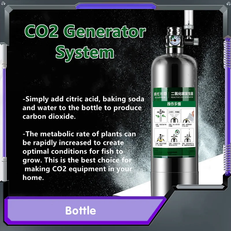 Cylinder-CO2-Aquarium-CO2-Generator-system-Aquarium-Stainless-Steel-CO2 ...