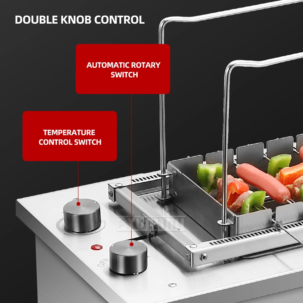 Automatic Rotation Grill Electric Kebab Rotating Machine Lamb Grill ...