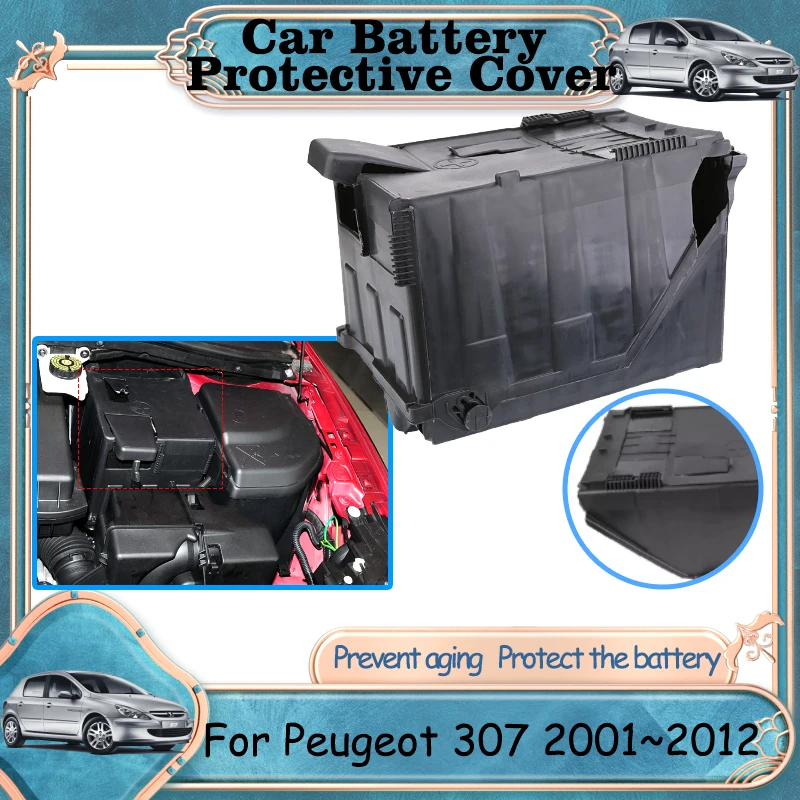 Car-Battery-Cover-for-Peugeot-307-2001-2012-Auto-Engine-Prevent-Aging ...