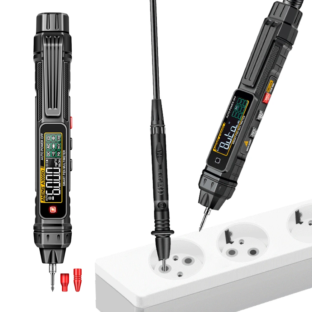 Pen-Type-Digital-Multimeter-Voltage-Detector-Auto-Range-NCV-Resistance ...