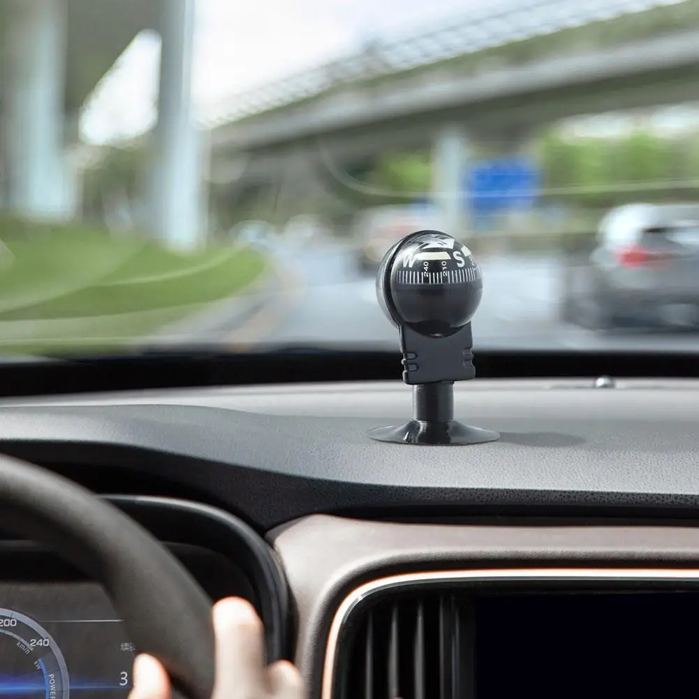 Mini-Car-Compass-Adjustable-360-Degree-Rotation-Waterproof-Ball-Cup ...