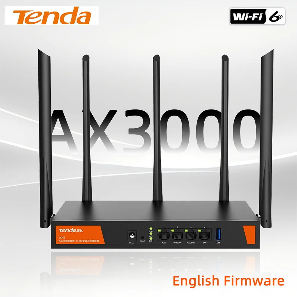 Tenda-W30E-AX3000-Wireless-Enterprise-Wifi6-Router-5G-for-Office ...