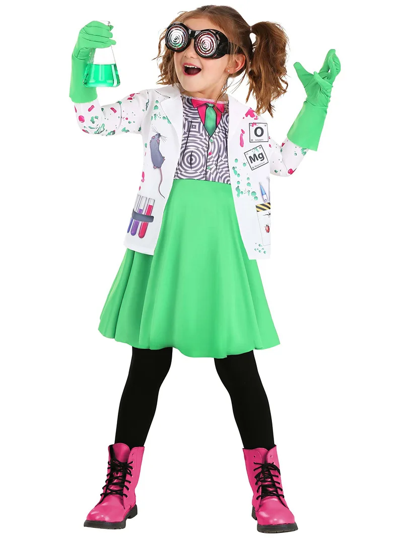 Hight-Quality-Children-s-professional-Cosplay-Crazy-scientist-White ...
