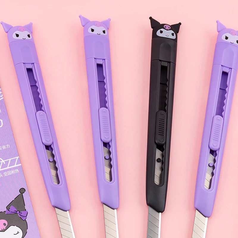 Sanrio-Kuromi-Utility-Knife-Kawaii-Anime-Cute-Cartoon-Work-Art-Cutting ...