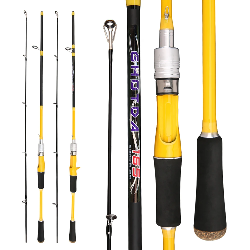 2Section-Lure-Fishing-Rod-Carbon-Fiber-Spinning-Casting-Fishing-Pole ...