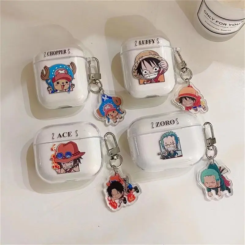 Figure Luffy Zoro Ace Chopper Earphone Cases for Apple Airpods - Crazy ...