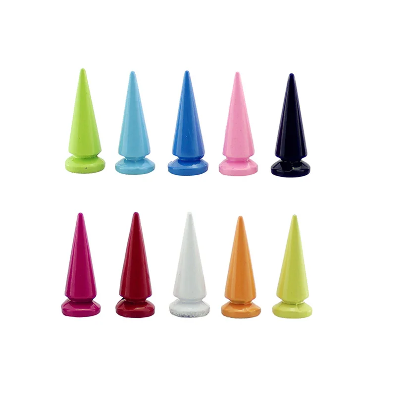 Juego-de-tachuelas-y-tachuelas-de-colores-c-nicos-para-ropa-remaches-de ...