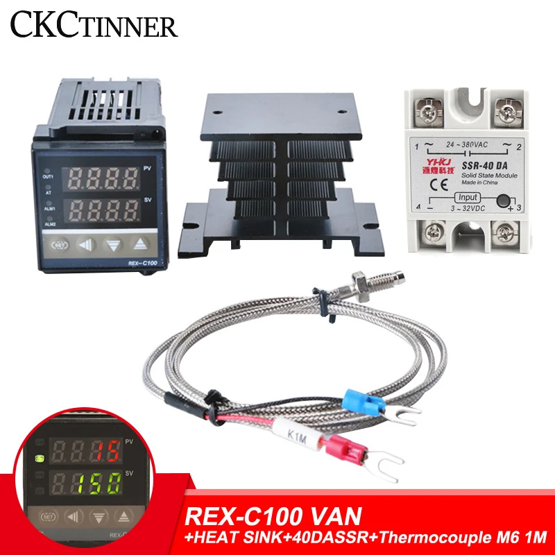 REX-C100VAN-Digital-RKC-PID-Thermostat-Temperature-Controller-digital ...