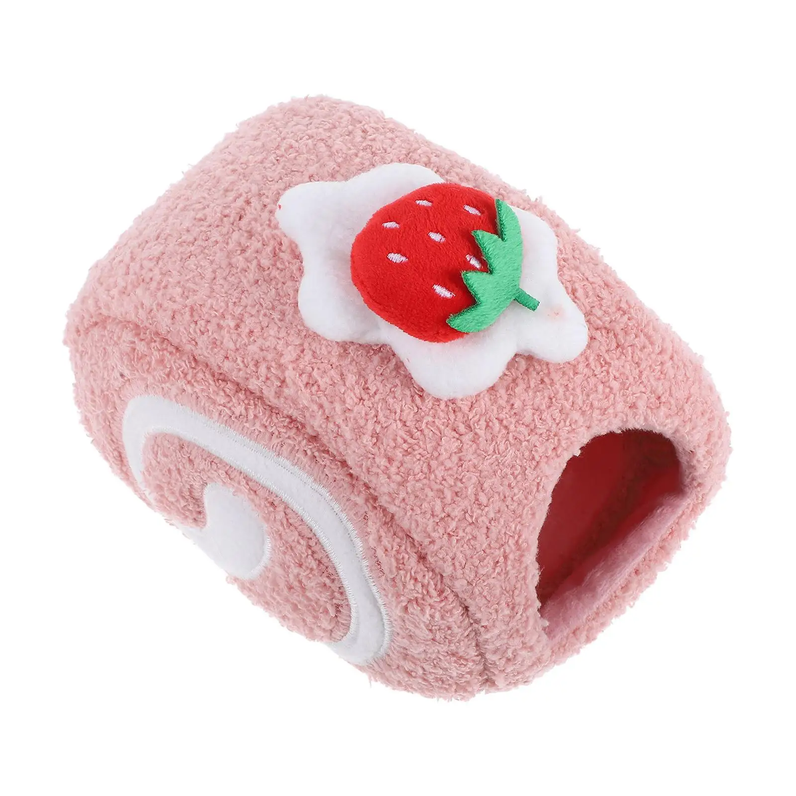 1Pcs Cute Roll Hamster Cotton Nest Hamburger Warm Cozy Bed Hideaway ...