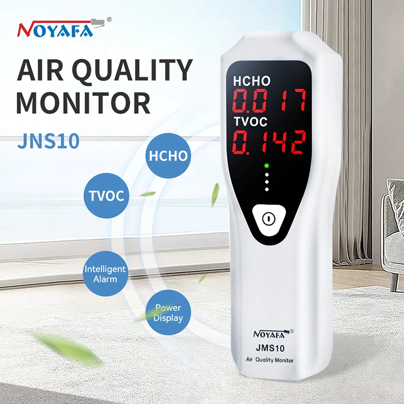 NOYAFA-Air-quality-detector-JMS10-TVOC-HCHO-Formaldehyde-tester-Harmful ...