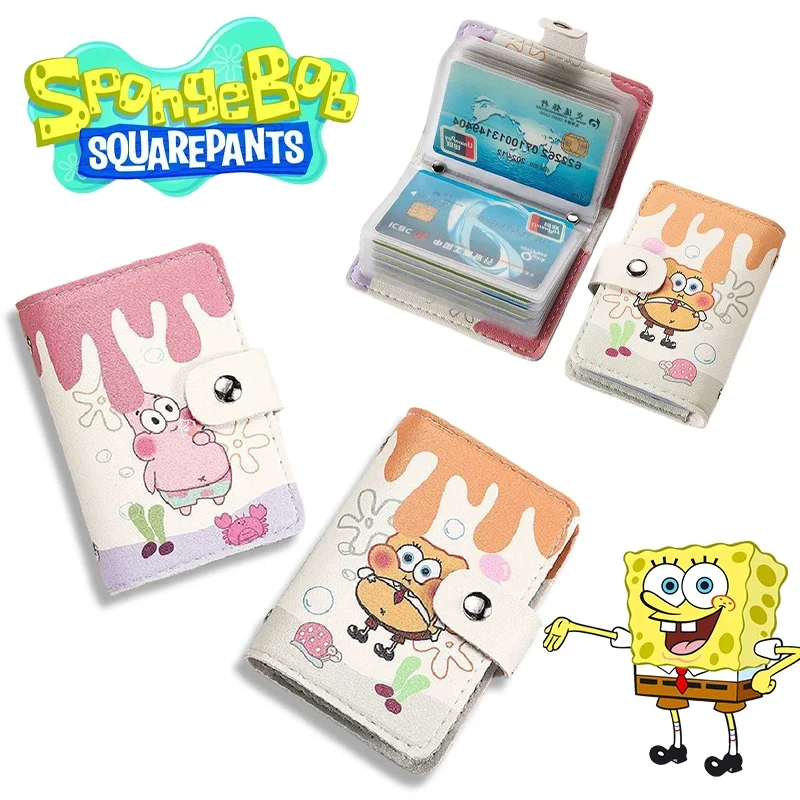 SpongeBob-Card-Holder-22-Card-Slots-Girls-Cartoon-Purse-Cute-Anime ...