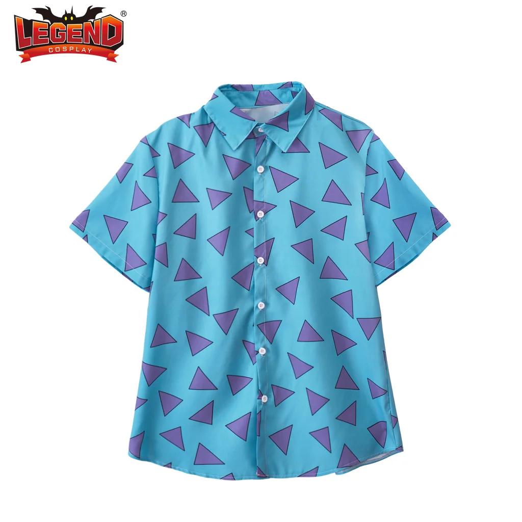 Rocko-Modern-Life-Shirt-Blue-Triangle-Rocko-T-Shirt-Cosplay-Costume-90 ...
