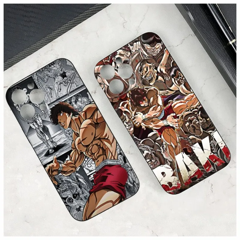 COOL-Cartoon-Anime-baki-hanma-muscle-Phone-Case-For-Iphone-14-12-11-13 ...