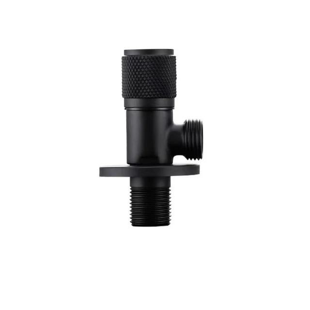 Brass Angle Valve Gray Inlet Valve Bathroom Outlet Valve G1/2 Basin ...