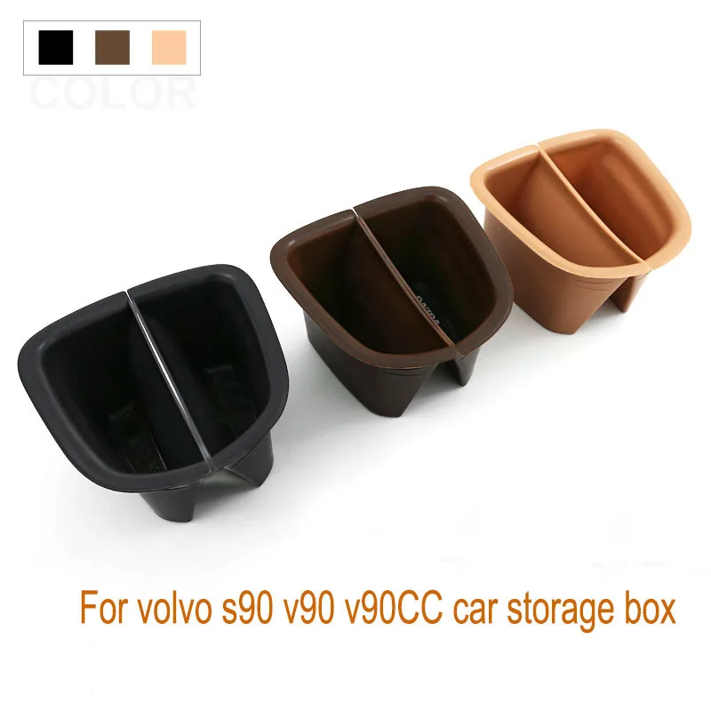 For Volvo S90 V90 V90CC Car Door Handle Storage Box Car Inner Armrest ...