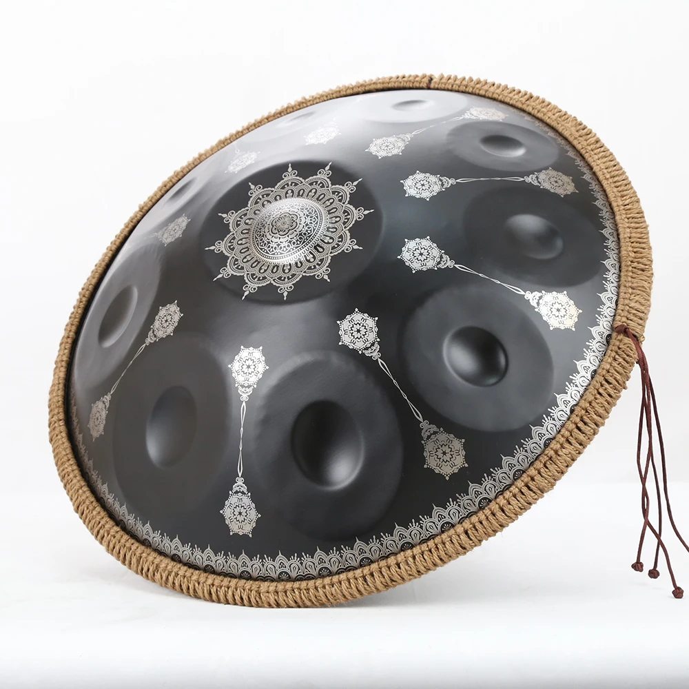 432hz-handpan-drum-10-notes-22-inch-D-minor-tambourine-yoga-meditation ...