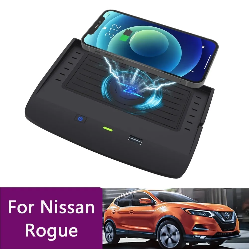 For-Nissan-Rogue-T33-2021-2022-2023-2024-Car-Wireless-Charger-Qi-Car ...