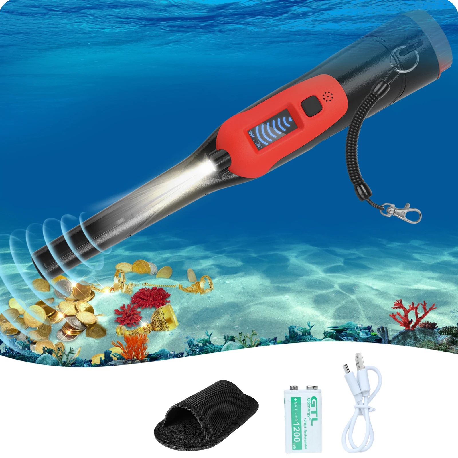 Waterproof-Pinpoint-Metal-Detector-Pinpointer-High-Sensitivity-Gold ...