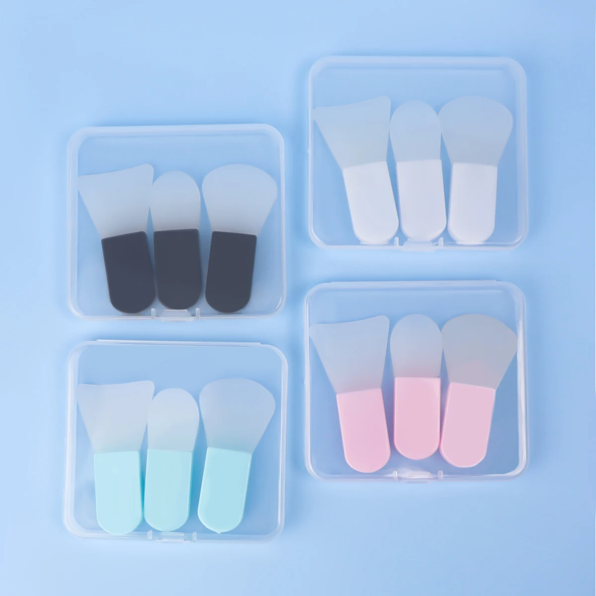 RANCAI-Silicone-Mask-Brush-Makeup-Facial-Face-Cream-Making-Tools-Mini ...