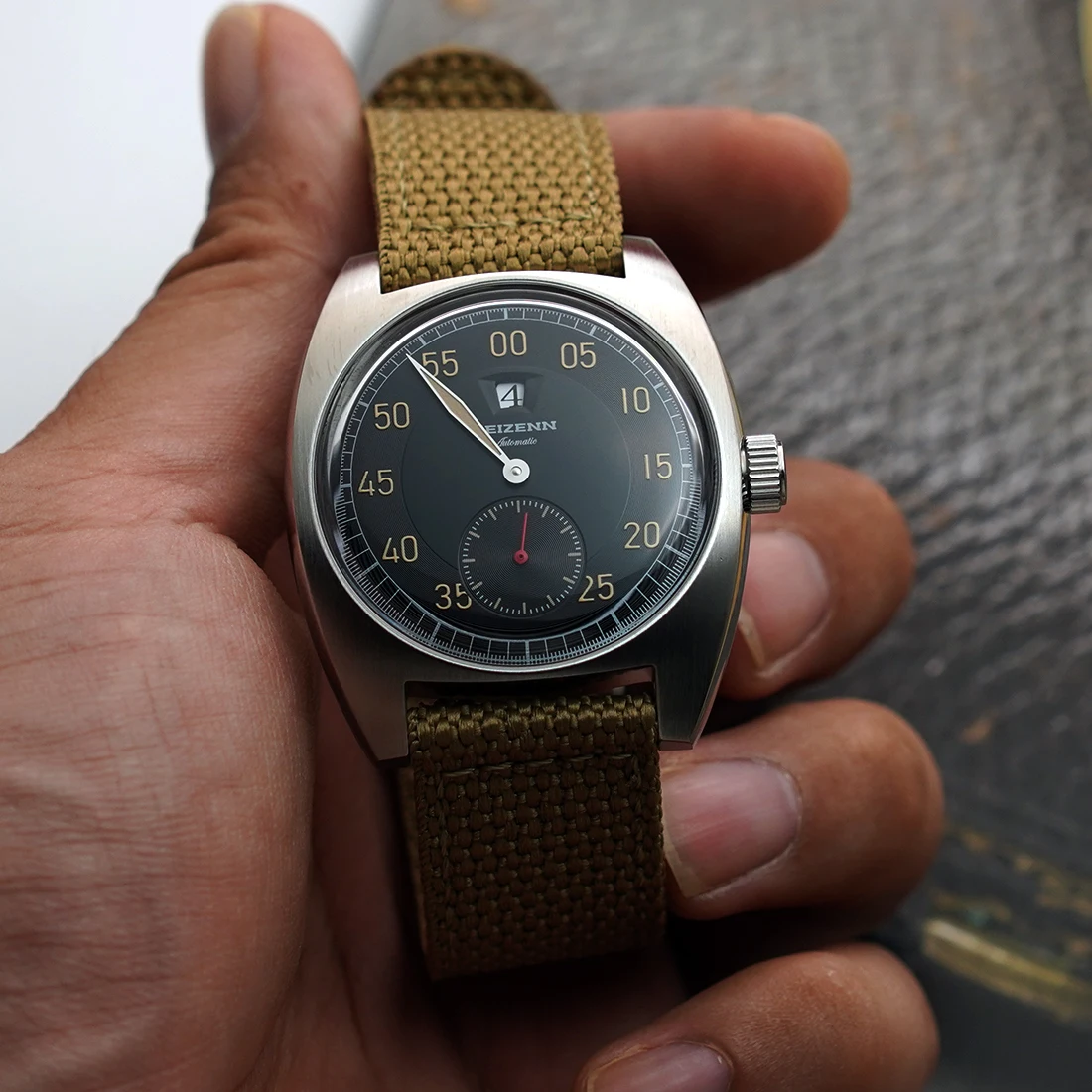 NEW-MERKUR-Jump-Hour-Men-Watch-Military-Automatic-St17-Mechanical-Watch ...