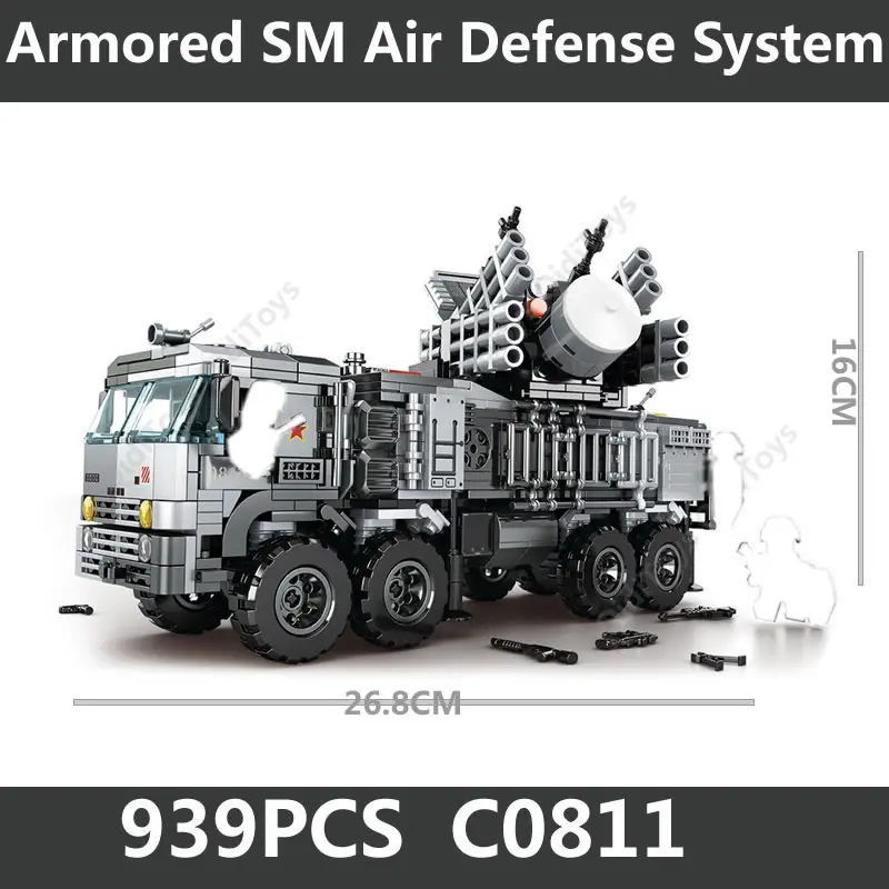 2024N-Russia-Armored-SM-Air-Defense-System-Building-Blocks-Military ...