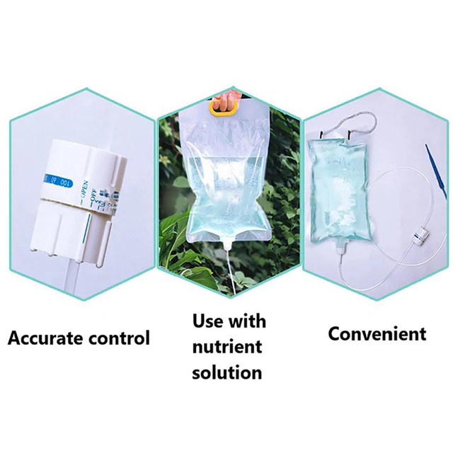 1PC Plant Life Support Drip Watering H2O Package Irrigation Home Garden ...