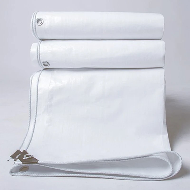 160-230GSM-Outdoor-White-PE-Tarpaulin-Garden-Gazebo-Canopy-Awnings-Furniture-Car-Cover-Camping ...