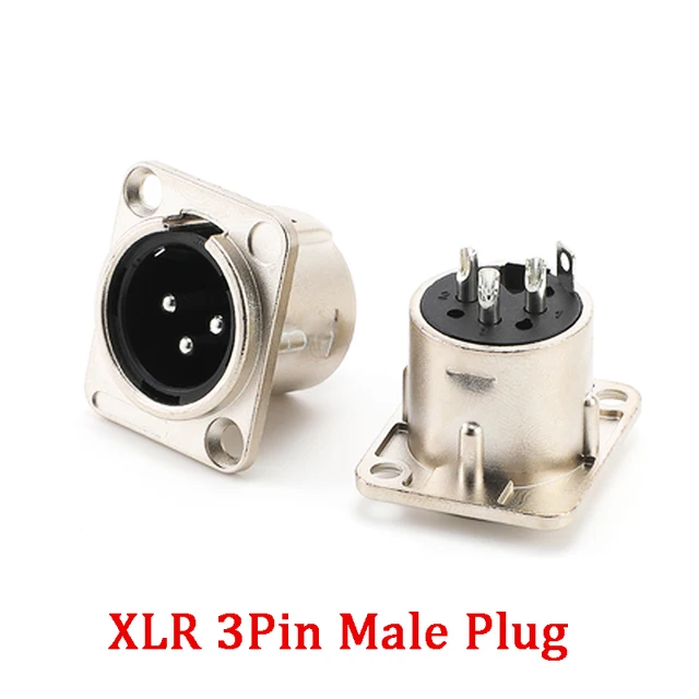 수 암 패널 오디오 마이크 믹서 플러그 잭 커넥터, 3 코어 XLR 금속 소켓, XLR 3 핀, 1 개, 2 개, 5 개, YS145, YS146