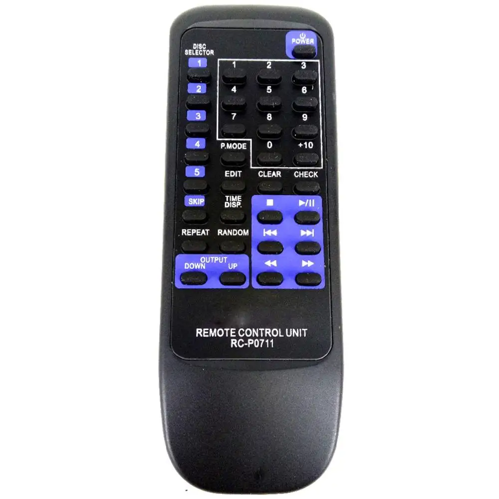 New Replacement Rc-p0711 For Kenwood Audio System Disc Remote Control ...
