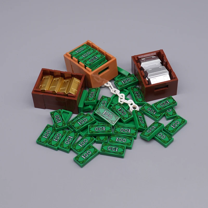 MOC-Creative-Building-Blocks-Dollar-Cents-Money-Coins-Cash-Bill-City ...