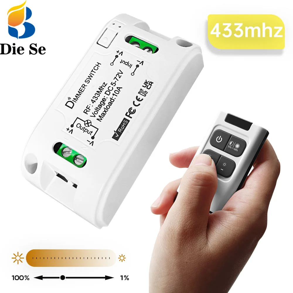 Diese-Wireless-Dimmer-Switch-DC-6V-12V-24V-36V-Light-Remote-Control ...