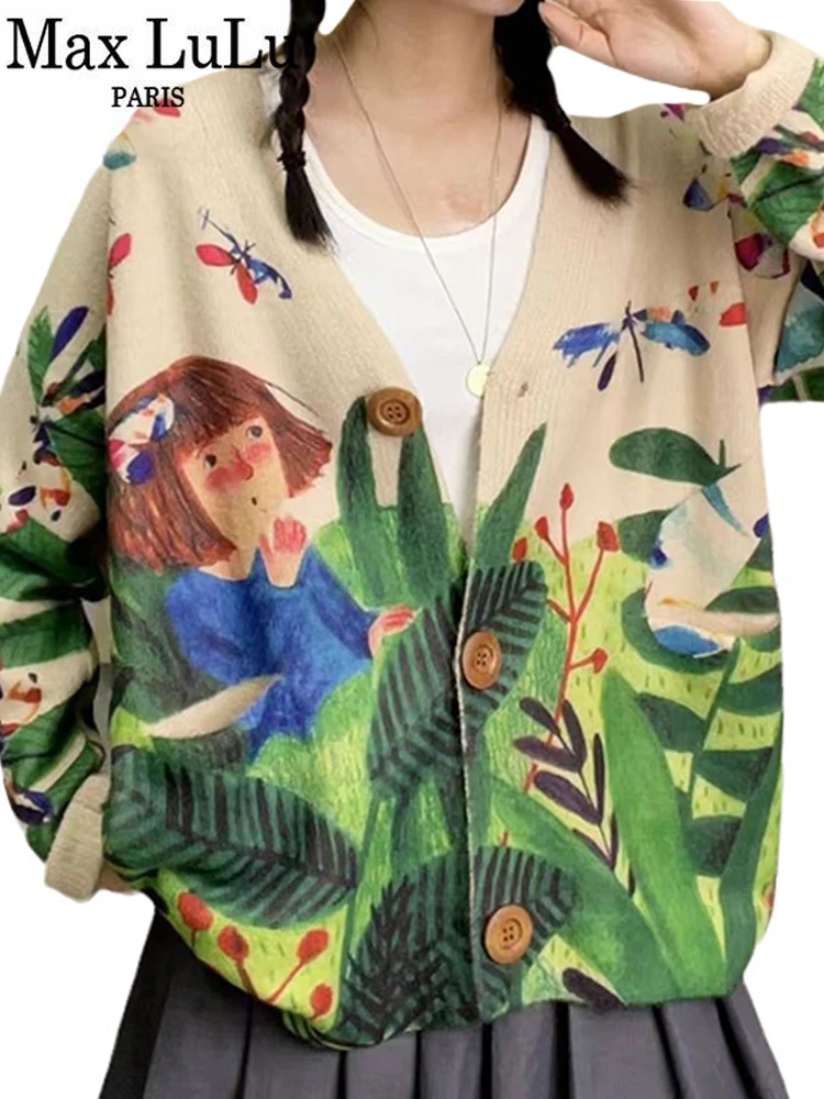 Max-LuLu-c-rdigans-holgados-con-estampado-para-mujer-su-teres ...