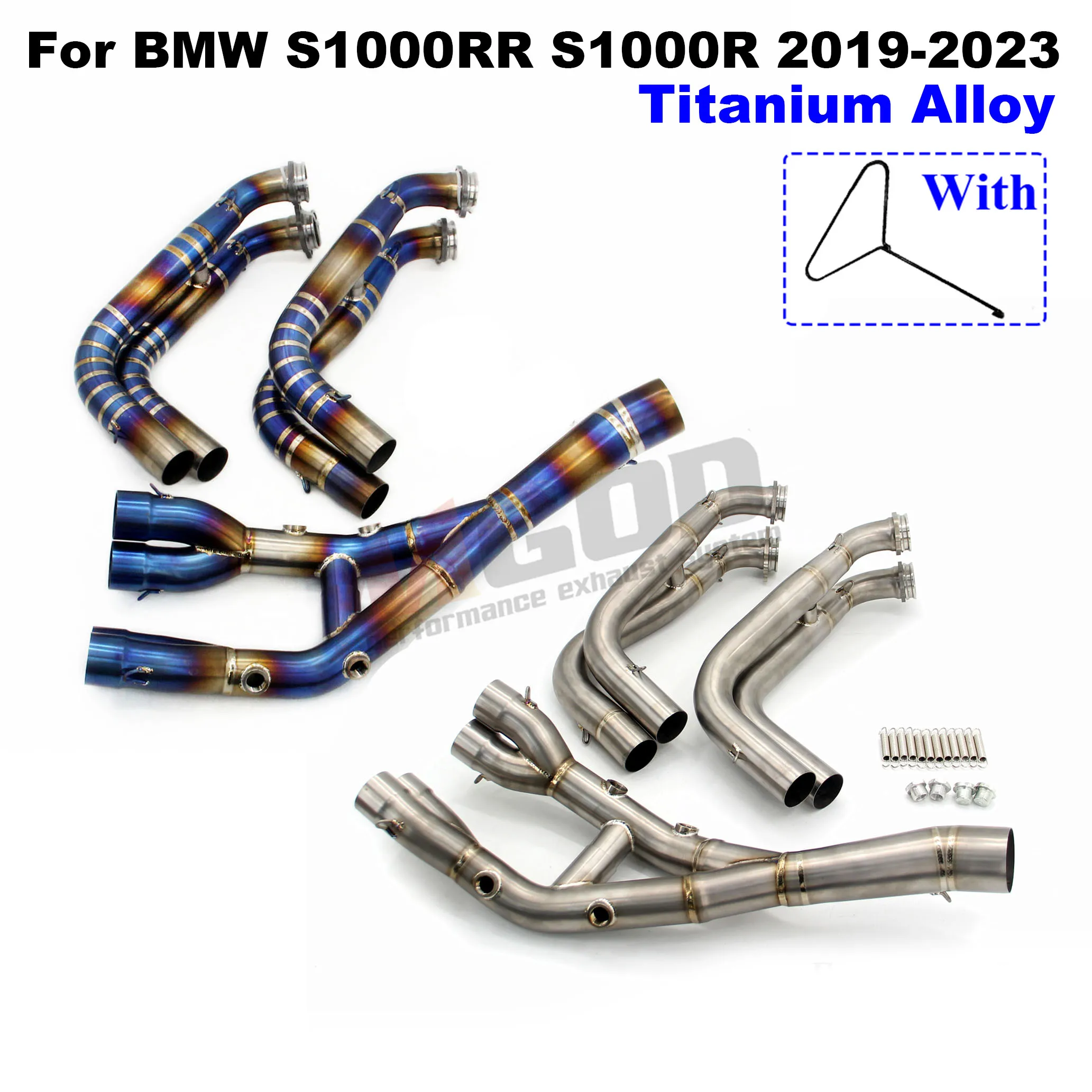 For BMW S1000RR S1000 RR 2019-2023 Motorcycle Exhaust Titanium Alloy ...