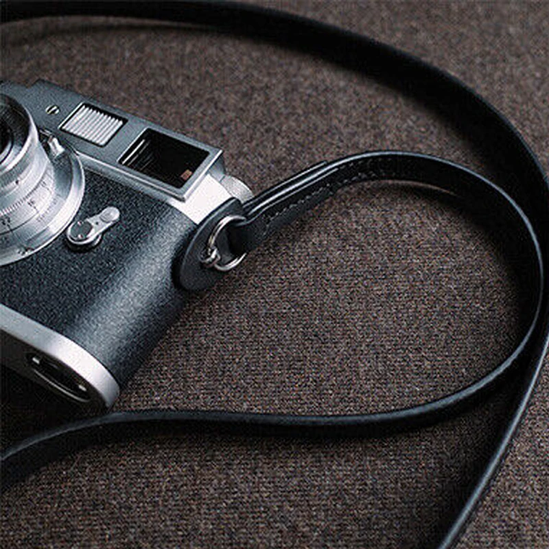 Universal-Genuine-95cm-125cm-Retro-Camera-Leather-Shoulder-Neck-strap ...
