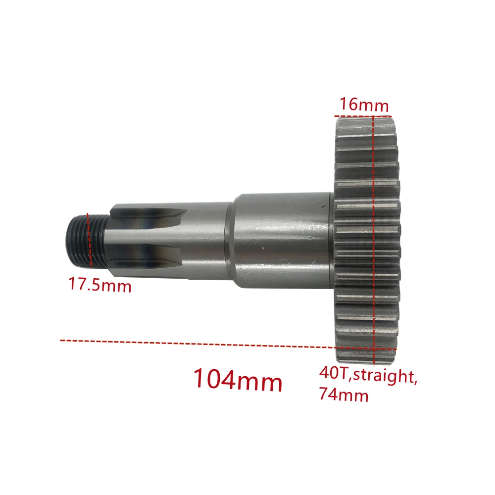 Output Gear Shaft For Kayo AU200 LX200M CVT LC162FMK E-TON 200 ATV Go ...