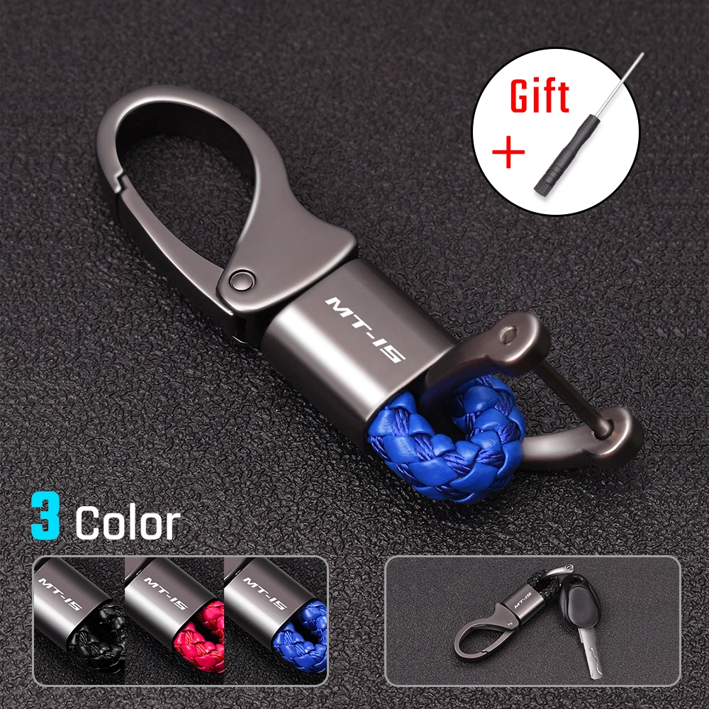 Motorcycle Metallic Key Ring Horseshoe Clasp Detachable Keychain For ...