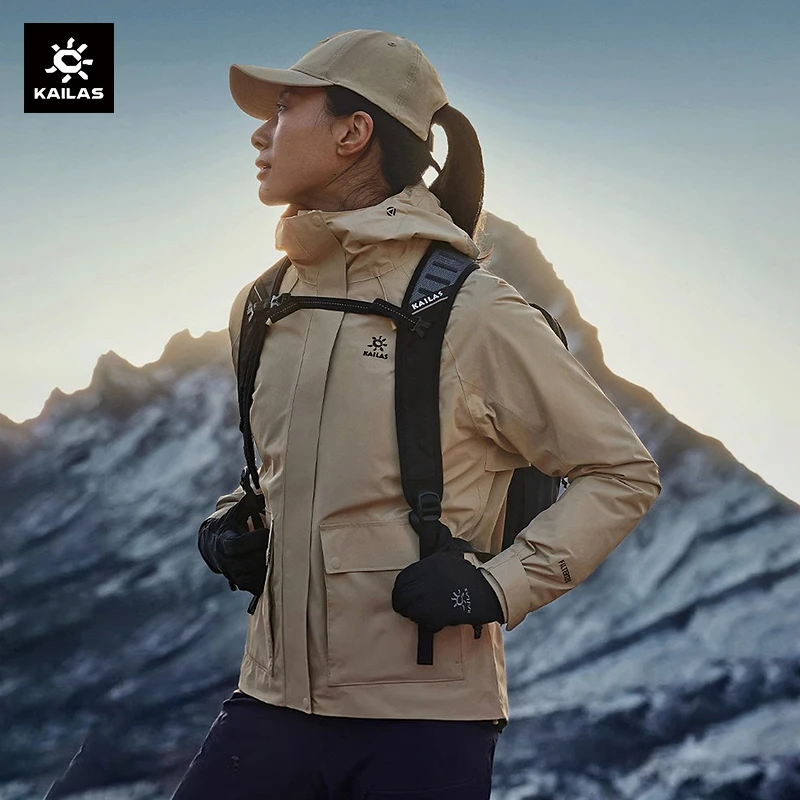 KAILAS-Outdoor-Camping-Hooded-Charge-Coat-for-Men-Women-Windproof ...