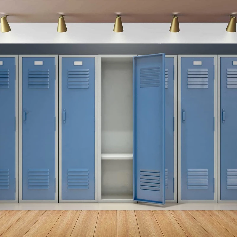 Blue School Lockers