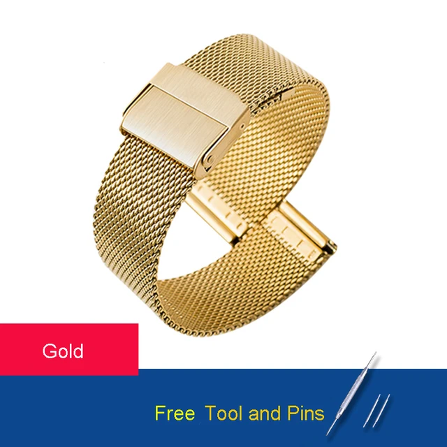 For DW Watch Steel Band Mesh Strap for Daniel Wellington Watch Band ...