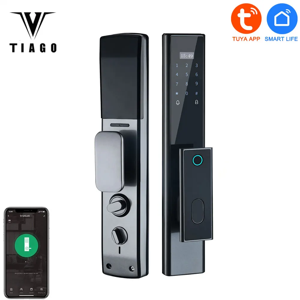 TIAGO A2 TUYA WIFI Remote Unlock Temporary Password Fingerprint ...