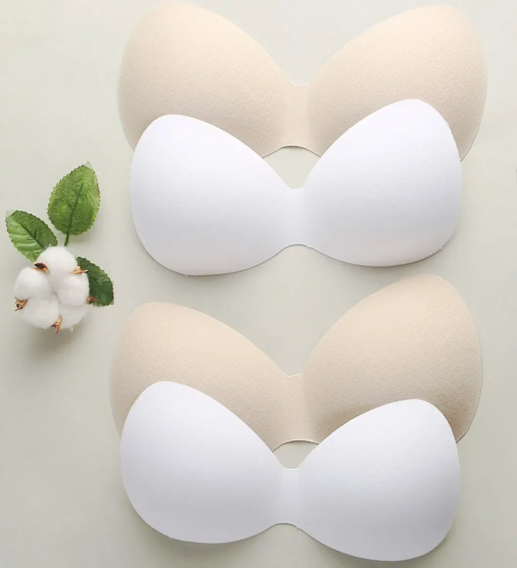 1Pair-Women-Summer-Swimsuit-Padding-Inserts-Sponge-Foam-Bra-Pads-Chest ...